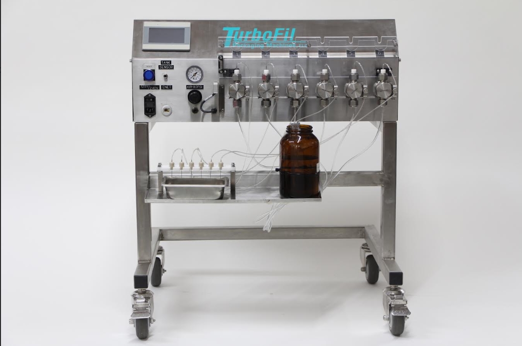 TurboFil Introduces Versatile Multiheaded Vial Filler Cart with Servo ...