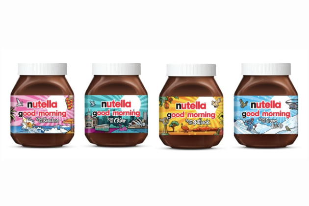 Nutella says good morning with art label series | PackagingConnections ...