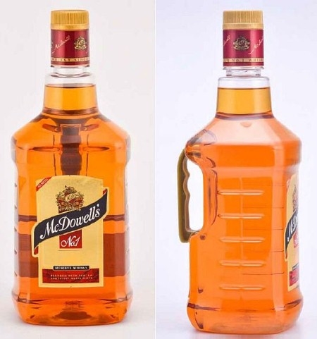 2 litre Liquor bottle with handle | PackagingConnections.com